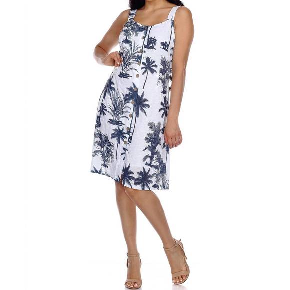 Tango Mango | Dresses | New Tango Mango Button Dress In Black And White ...